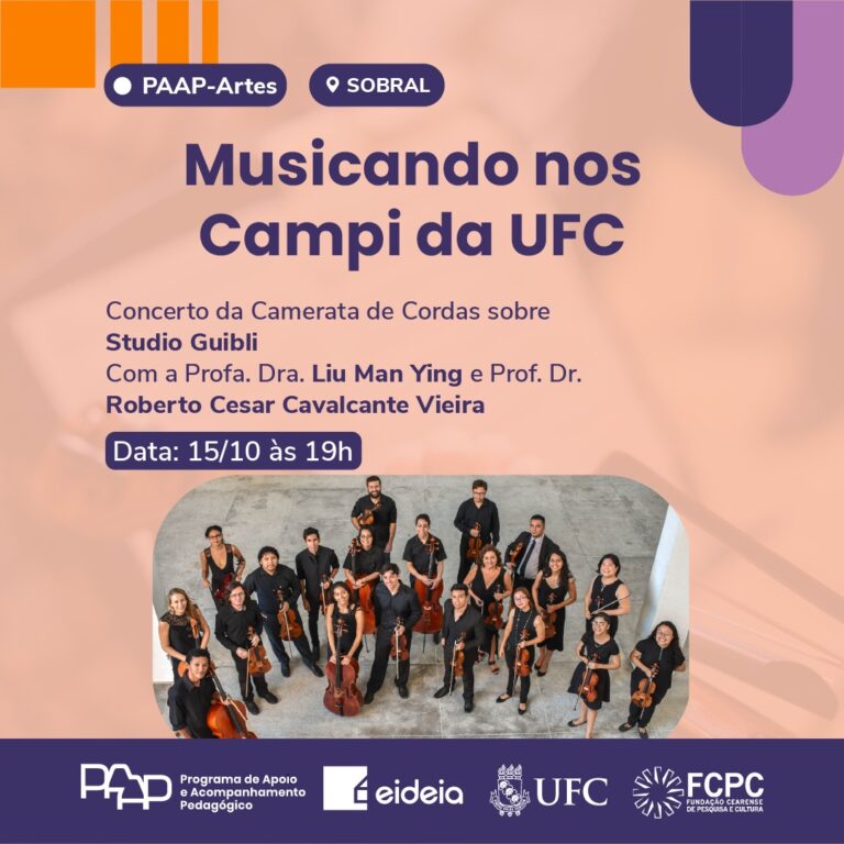 Amanhã (15/10), Camerata de Cordas se apresenta no Campus da UFC em ...